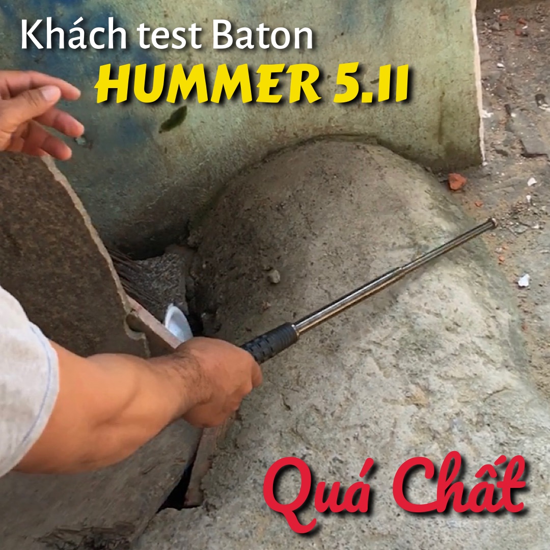 [Video] Khách test baton Hummer với nền nhà bê tông - Anh Minh (Quận ...