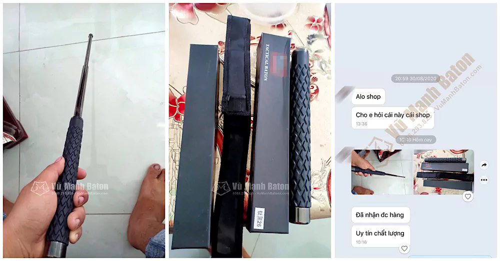 Bình Gold (BR-VT) mua baton ASP đen Army: Hàng ok lắm shop, uy tín chất ...