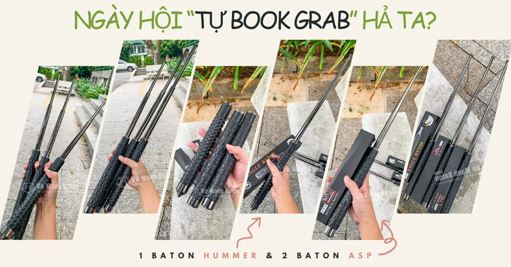 3 bạn khách (TpHCM) đã mua 2 baton ASP và 1 baton Hummer Army: Sao ai ...