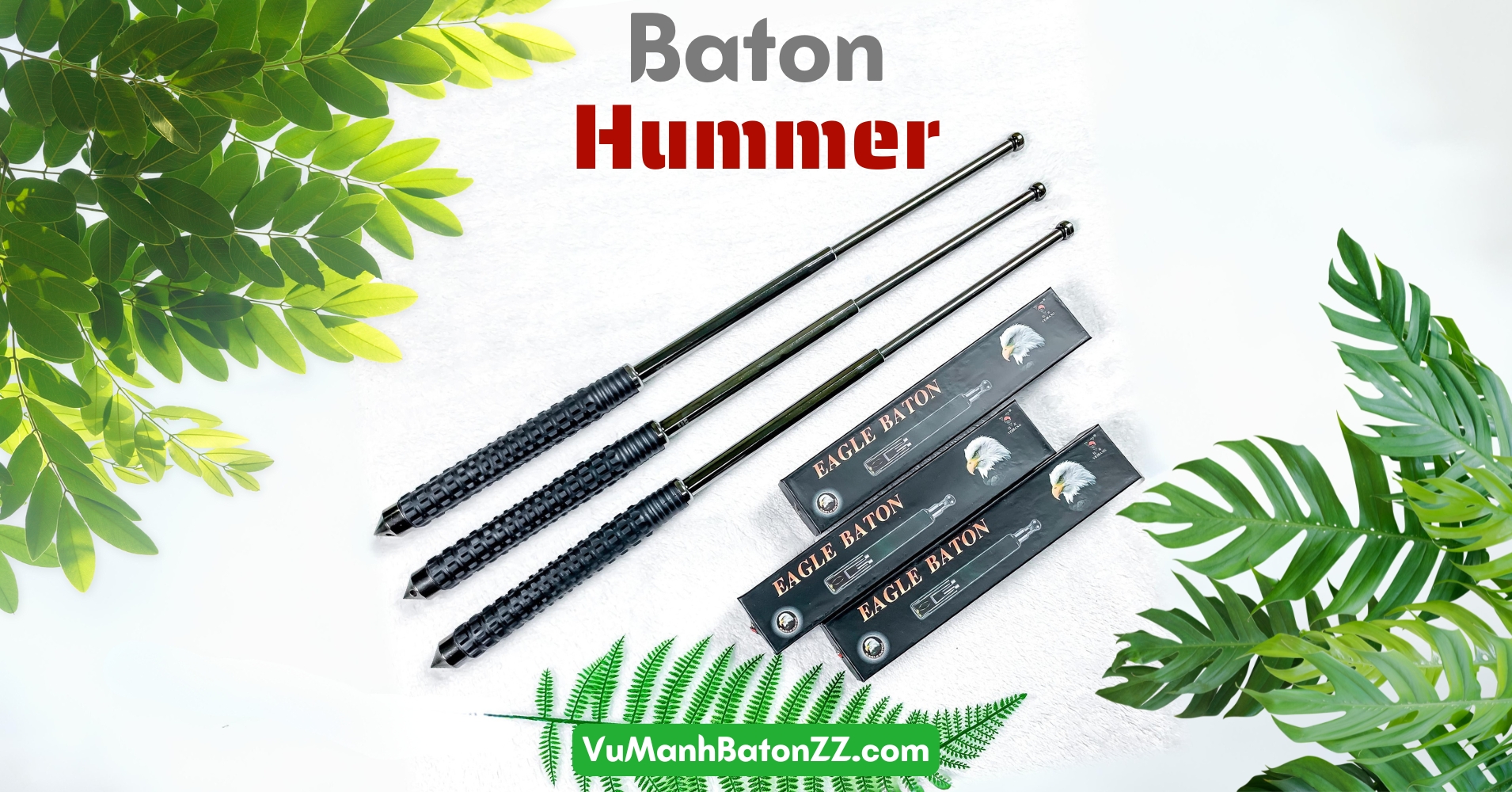 Baton Hummer | Vũ Mạnh Baton - #1 Shop Gậy 3 Khúc Tự Vệ Chính Hãng, Uy Tín